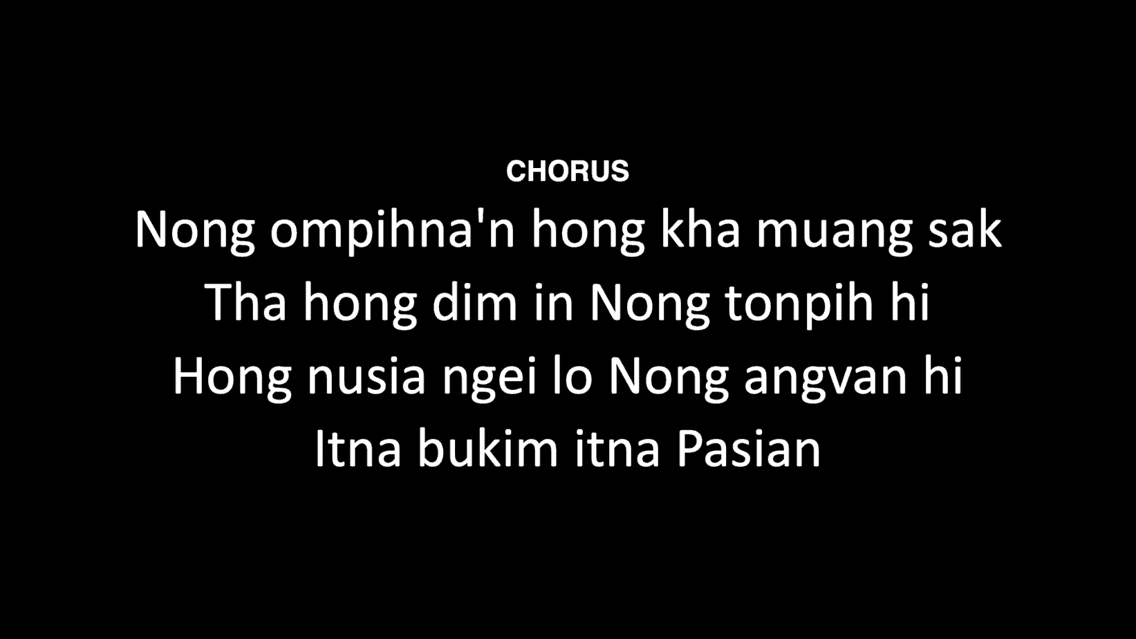 Itna Bukim » Zomi Worship Collective