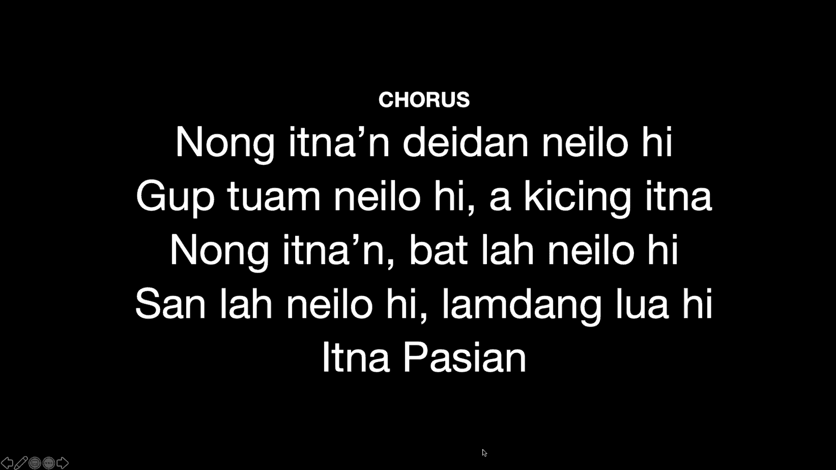 Itna Langaih (Rody) - Lyrics & Chords » Zomi Worship Collective